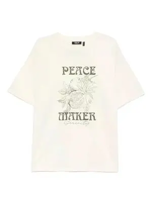 FIVE CM Graphic-print T-shirt - Yellow