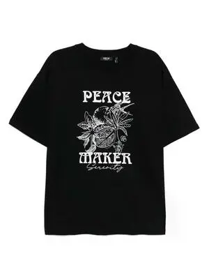 FIVE CM Graphic-print T-shirt - Black