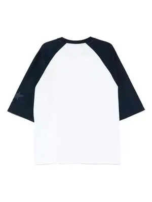 FIVE CM Embroidered T-shirt - Blue