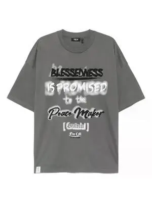 FIVE CM Graphic-print T-shirt - Grey