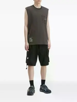 MUSIUM DIV. Sleeveless Pocket T-shirt - Grey