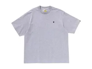 A BATHING APE One Point Relaxed Fit Tee Shirt - Gray
