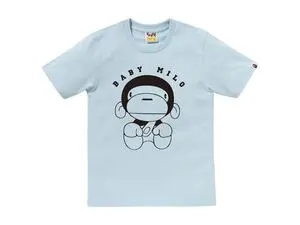 A BATHING APE Classic Baby Milo Tee Sax