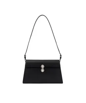Savette Symmetry 26 Leather Shoulder Bag - Black