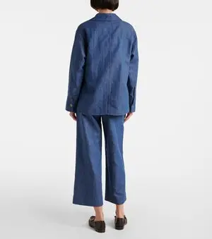 Max Mara Ginny Cotton-linen Twill Jacket