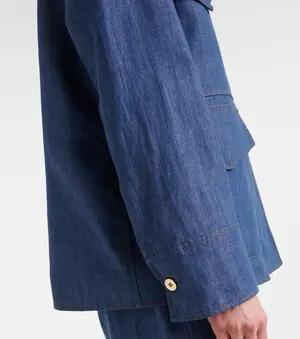Max Mara Ginny Cotton-linen Twill Jacket