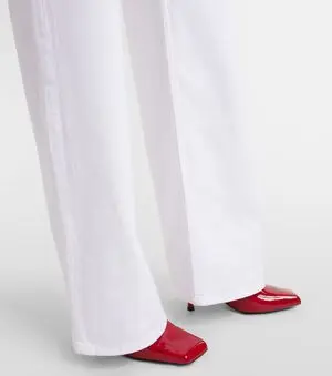 Ag Baggy Wide-leg Jeans - White