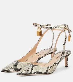 TOM FORD Padlock 55 Slingback Sandals