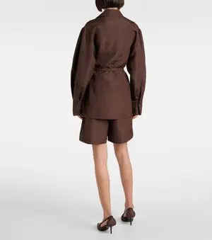 Max Mara Affari Belted Shirt