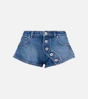 Women's Blue Denim Shorts