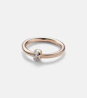 Pomellato Together 18kt Rose Ring With Diamonds - Gold