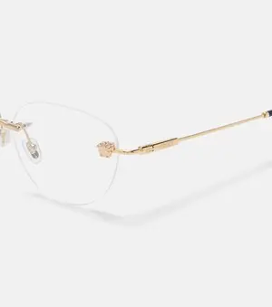 Versace Round Frame Eyeglasses