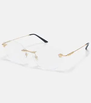 Versace Round Frame Eyeglasses