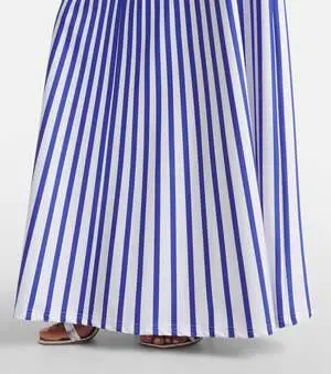 JEAN PAUL GAULTIER Printed Jersey Maxi Dress - White