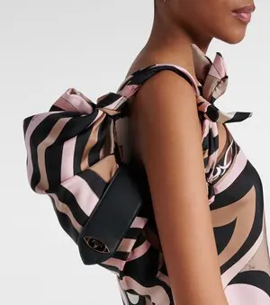 Emilio Pucci Small Twill Shoulder Bag