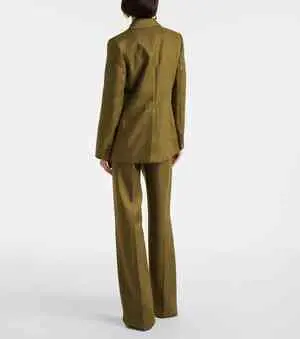 Max Mara Guglia Linen Blazer - Brown