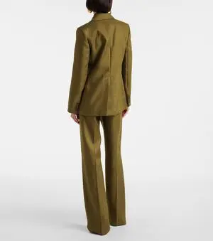 Max Mara Guglia Linen Blazer - Brown
