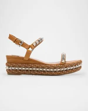 Christian Louboutin Trimmed Espadrilles For Women
