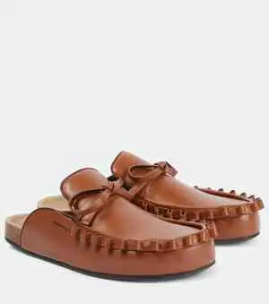 JW Anderson Ruffled Leather Mules