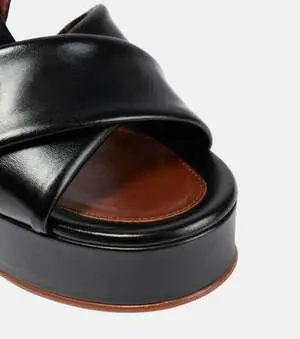See By Chloé Lyna Satin Platform Sandals
