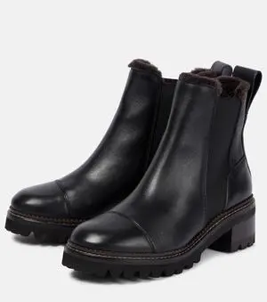 See By Chloé Mallory Leather Chelsea Boots