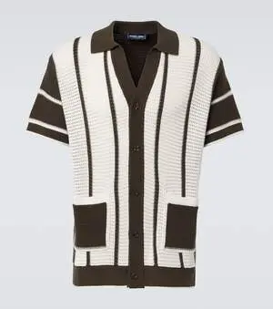 Frescobol Carioca Fabricio Crochet Cardigan - Brown