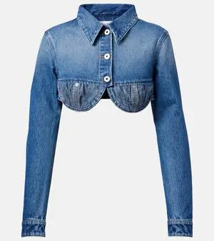 JEAN PAUL GAULTIER Cropped Denim Jacket