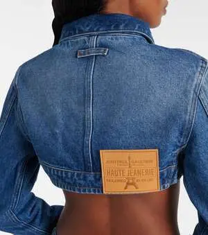 JEAN PAUL GAULTIER Cropped Denim Jacket