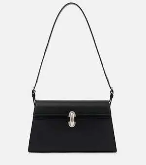 Savette Symmetry 26 Leather Shoulder Bag - Black
