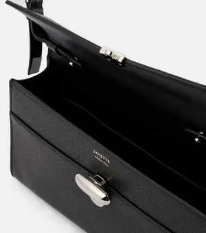 Savette Symmetry 26 Leather Shoulder Bag - Black