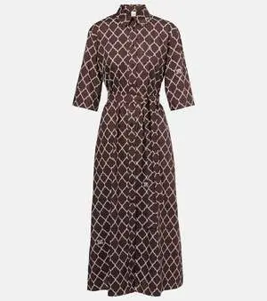 Max Mara Daniel Printed Cotton Shirt Dress