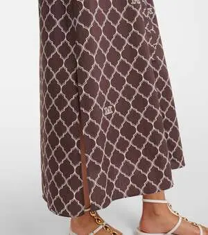 Max Mara Daniel Printed Cotton Shirt Dress