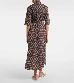 Max Mara Daniel Printed Cotton Shirt Dress