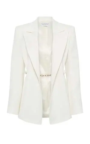 Gabriela Hearst Epona Chain Blazer In Recycled Virgin Wool