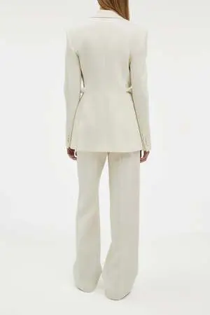 Gabriela Hearst Epona Chain Blazer In Recycled Virgin Wool