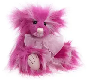 CHARLIE BEARS Raspberry Cupcake 9' Plush Bear