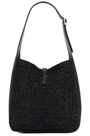 Saint Laurent Small Le 5 A 7 Hobo Bag - Nero