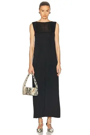 Khaite Ruslan Maxi Dress - Black