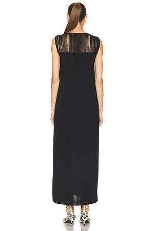 Khaite Ruslan Maxi Dress - Black
