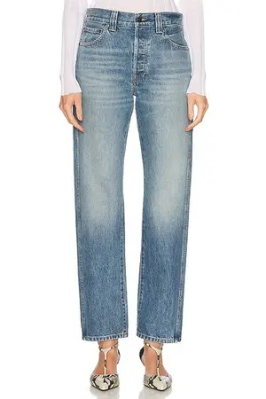 Khaite Callum Straight Leg Jeans