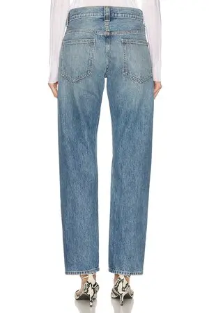 Khaite Callum Straight-leg Jeans - Heath