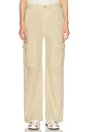 HAIKURE Charlize Twill Cargo Pant - Barley