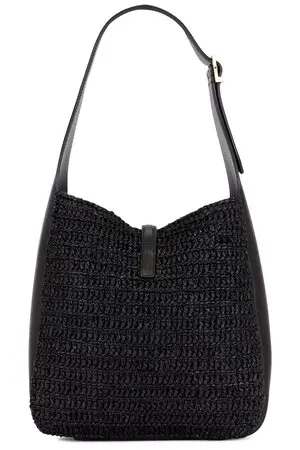 Saint Laurent Small Le 5 A 7 Hobo Bag - Nero