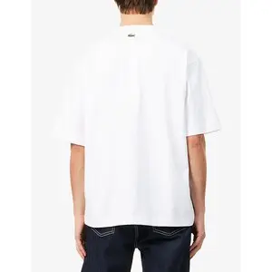 Lacoste Brand-patch Crew-neck Cotton-jersey T-shirt Xxl