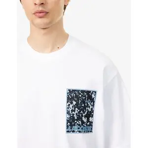 Lacoste Brand-patch Crew-neck Cotton-jersey T-shirt Xxl