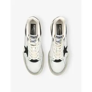 GOLDEN GOOSE Forty2 Leather And Suede Low-top Trainers - White/comb