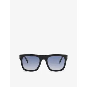 DB EYEWEAR BY DAVID BECKHAM 7000/s Square-frame Sunglasses - Black Havana