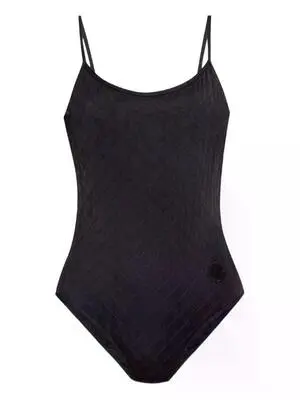 Moncler Open-back Swimsuit - Black