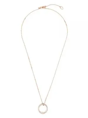 AGNÈS B. Logo Couple Necklace - Pink