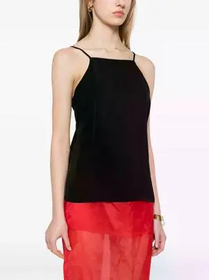 TWINSET Square-neck Tank Top - Black